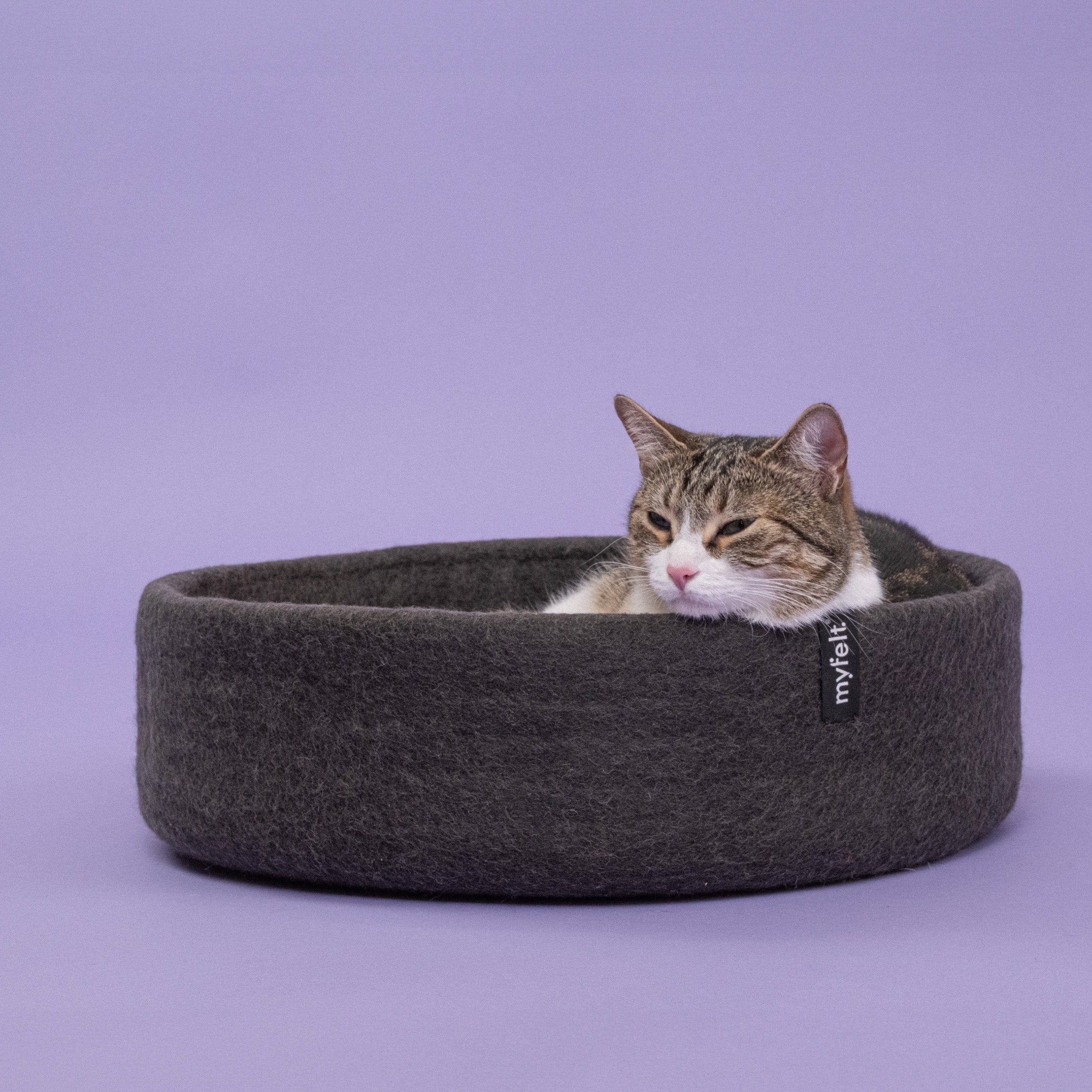 Kuno Katzenkorb schwarz – Cozy Cat